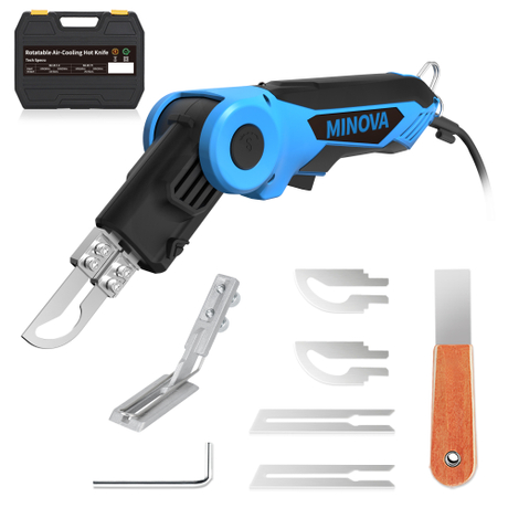 KD-SP-7-0 Rotatable Air Cooling System Ribbon Webbing Rope Cutter Hot ...